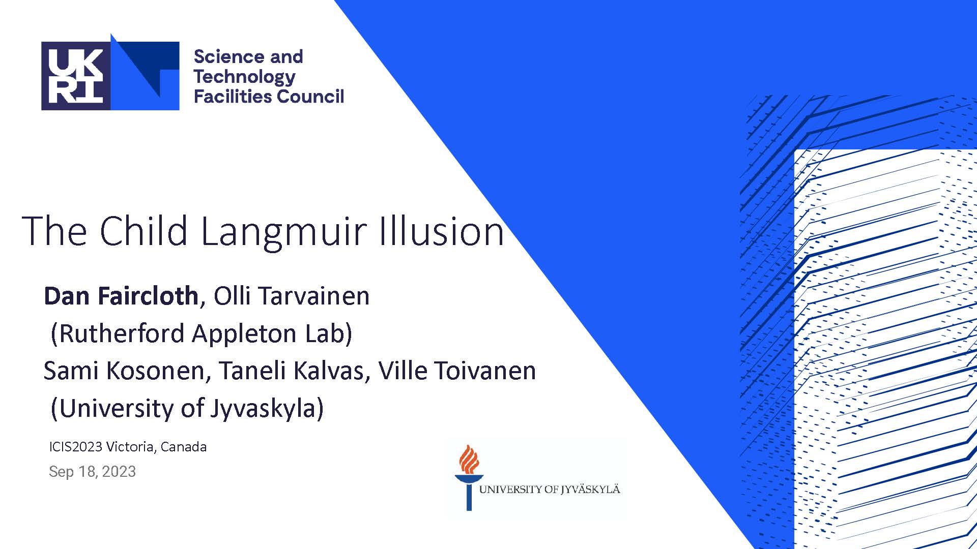 TWSS2023 Deciphering The Child Langmuir Illusion - Tech-X Corporation